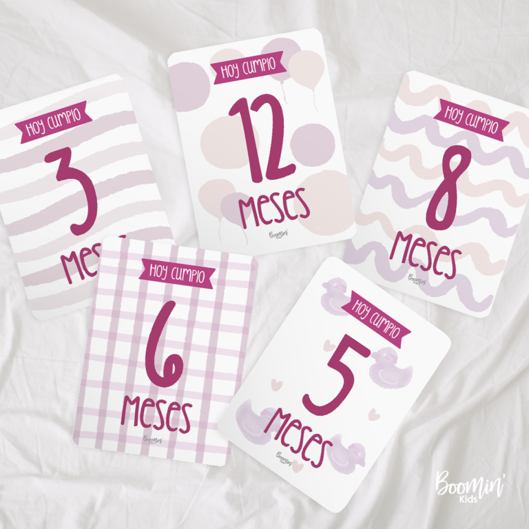 Tarjetas cumple mes de estrellas | Boomin Kids